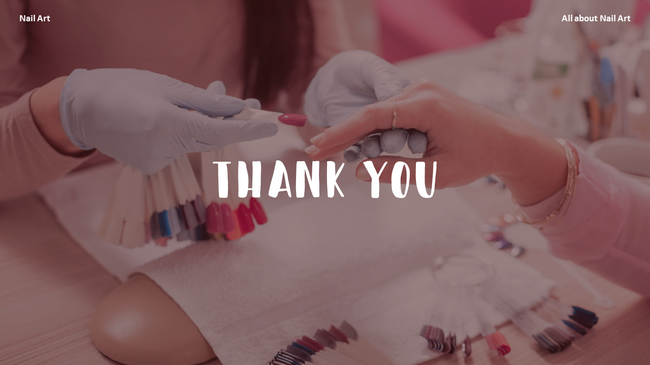 All About Nail Art Action plan PPT