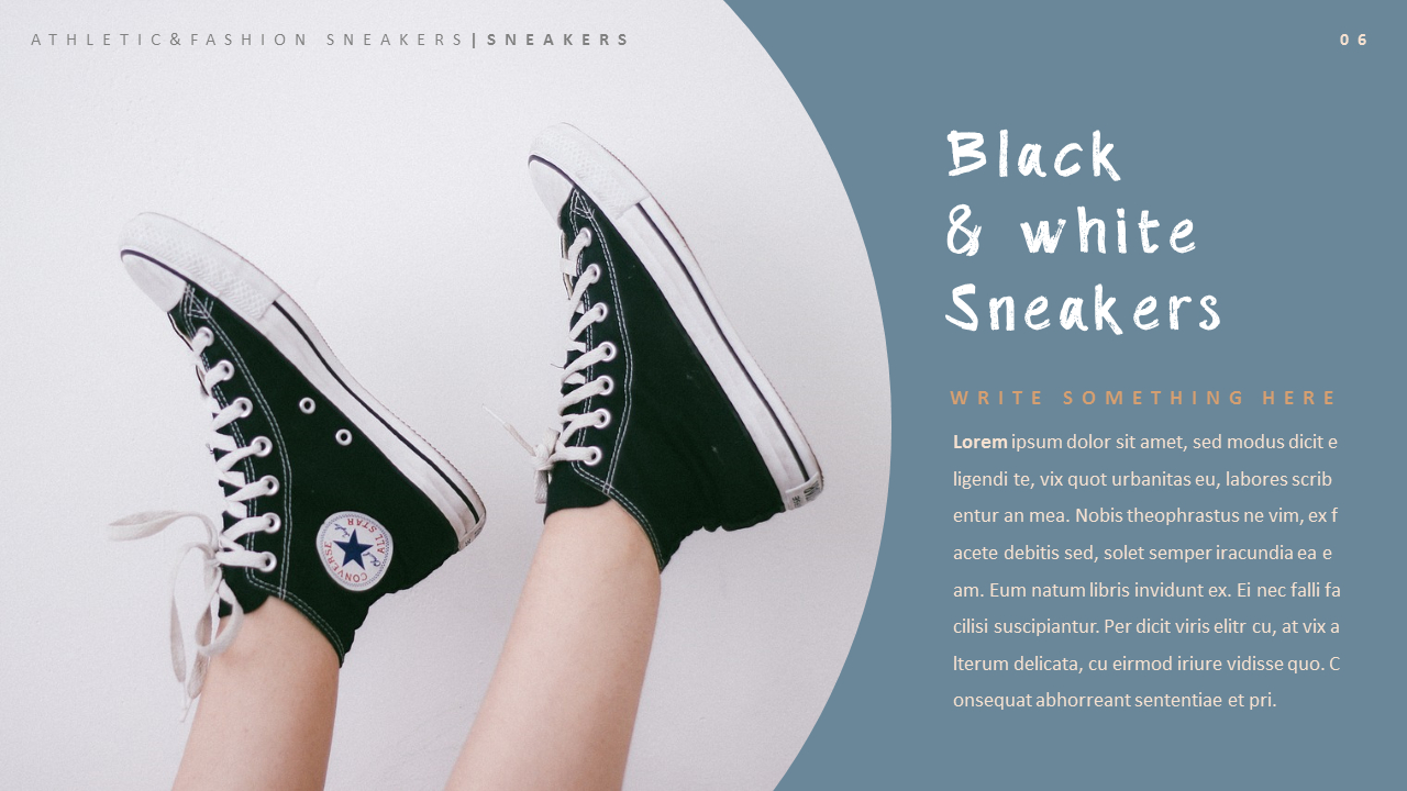 What’s your favorite sneakers? Simple Templates Design