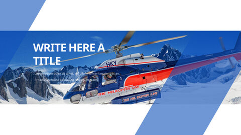 Helicopter PowerPoint Layout