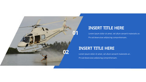 Helicopter PowerPoint Layout