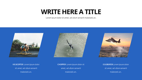 Helicopter PowerPoint Layout