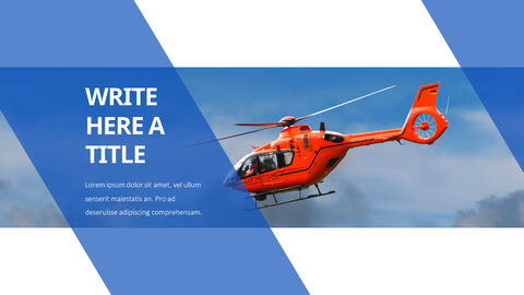 Helicopter PowerPoint Layout
