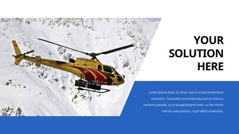 Helicopter PowerPoint Layout