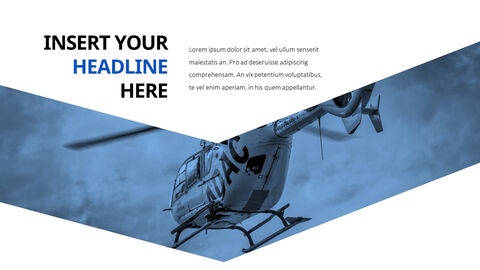 Helicopter PowerPoint Layout
