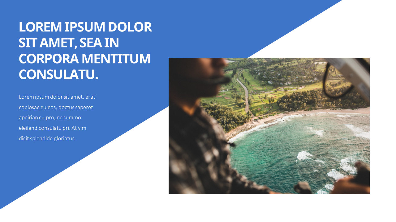 Helicopter PowerPoint Layout