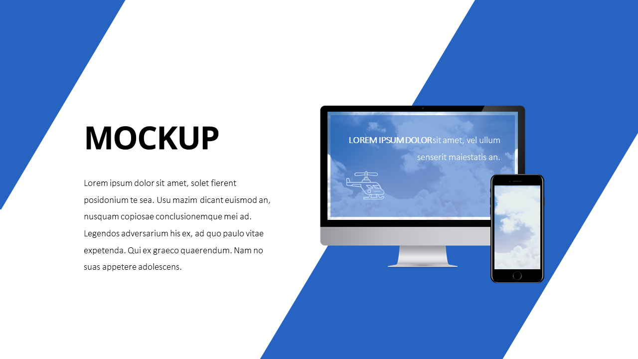 Helicopter PowerPoint Layout