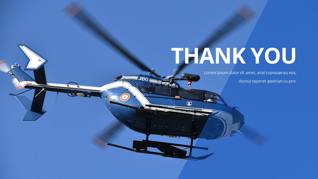 Helicopter PowerPoint Layout