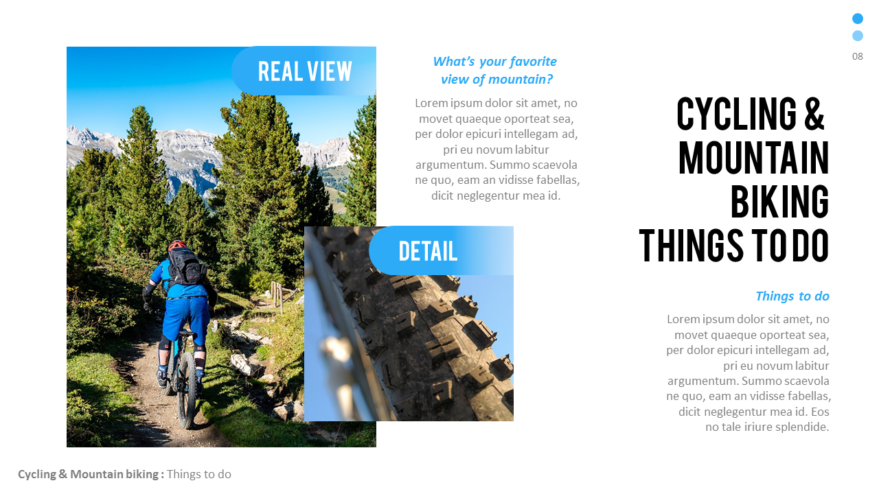 Mountain Biking PowerPoint Presentation Design