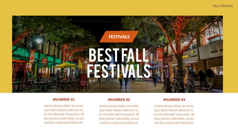 Special Fall Festivals Outline PPT Presentation