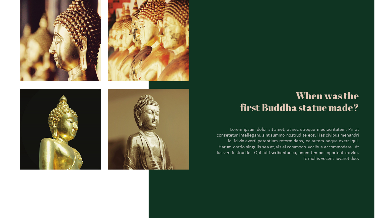 Buddhism and Temple PPT Templates Design
