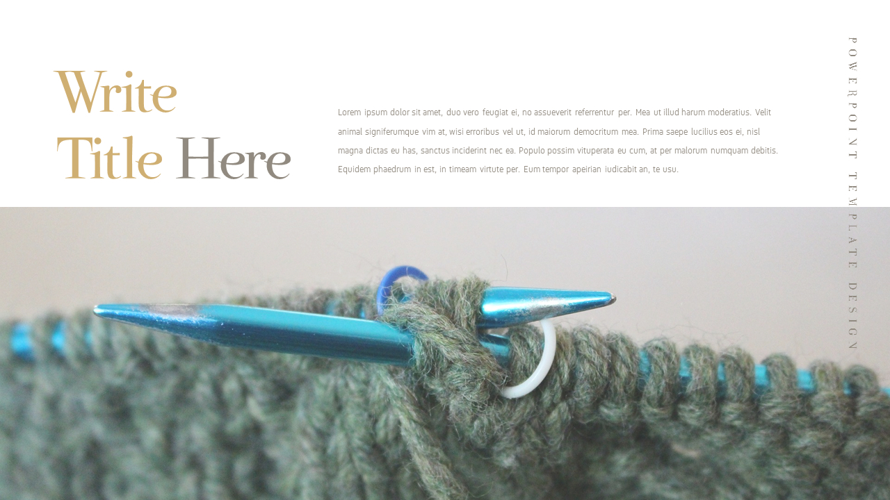 Knitting PPT Backgrounds
