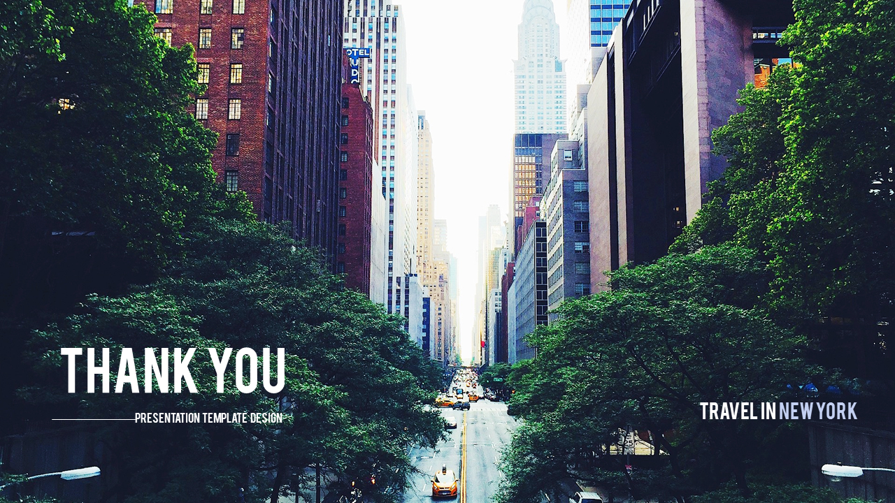 Travel in New York premium PowerPoint Templates