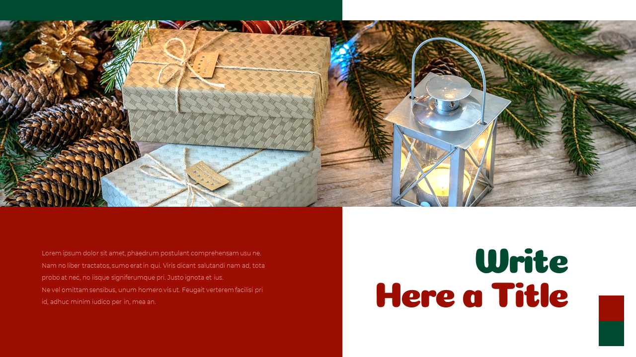 Christmas Present PowerPoint Business Templates