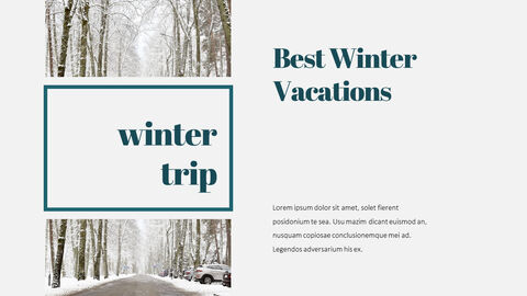 Winter Trip PowerPoint Layout