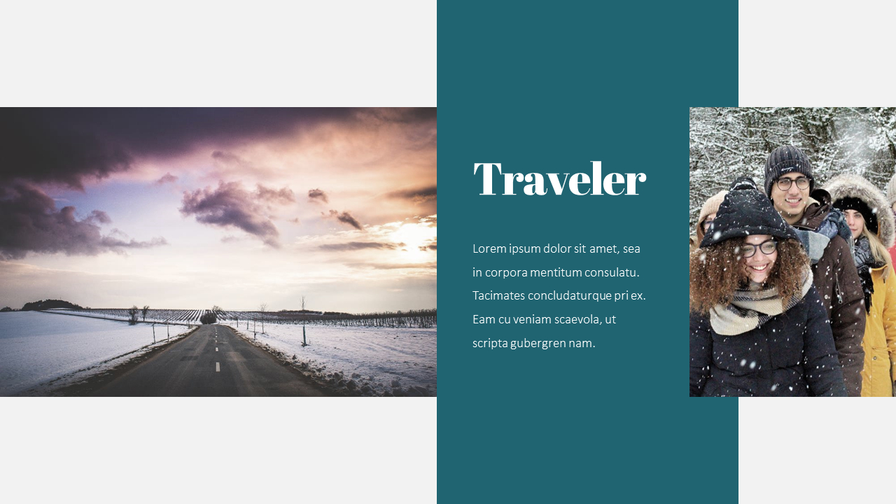 Winter Trip PowerPoint Layout