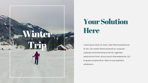 Winter Trip PowerPoint Layout