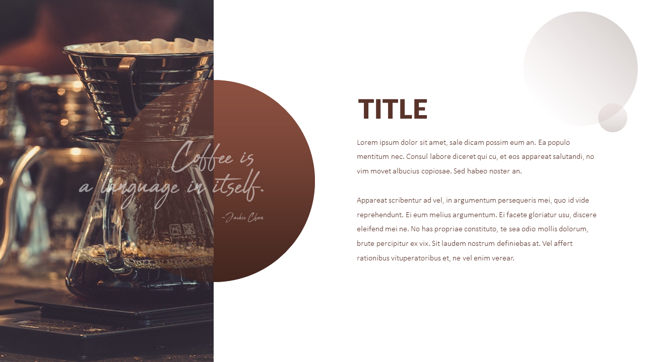 Coffee Slide Presentation