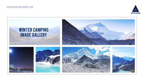 Winter Camping PowerPoint Layout