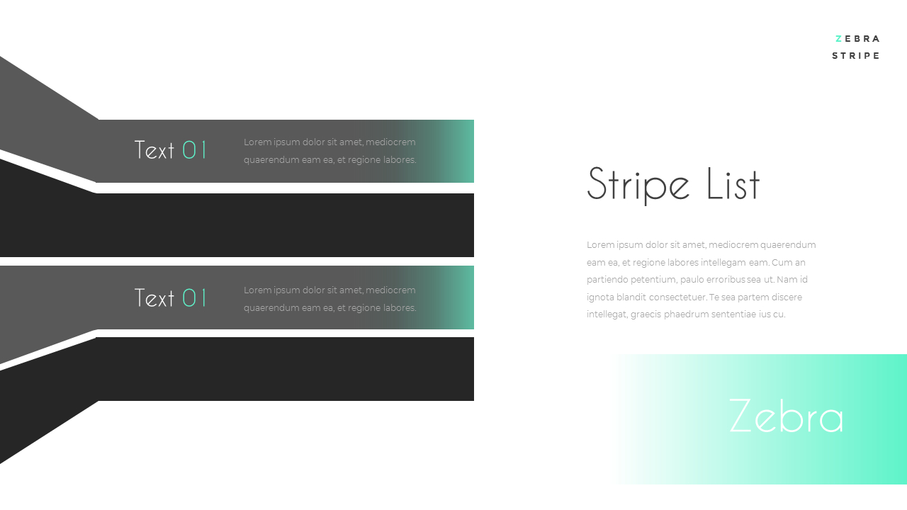 Zebra Stripe Best PowerPoint Presentations