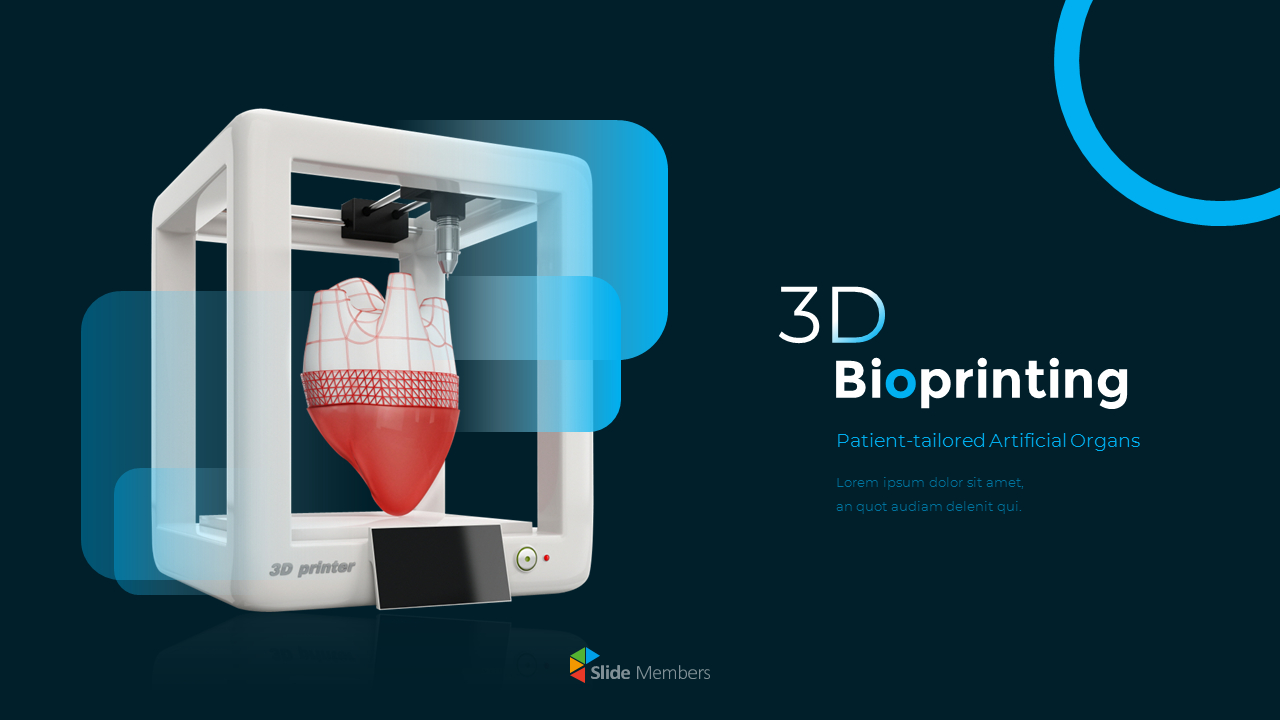 3D Bioprinting Modern PPT Templates