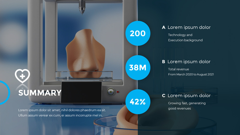 3D Bioprinting Modern PPT Templates