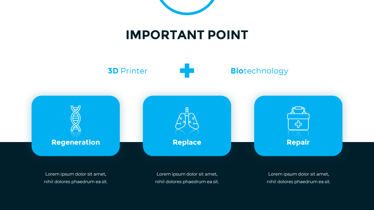 3D Bioprinting Modern PPT Templates