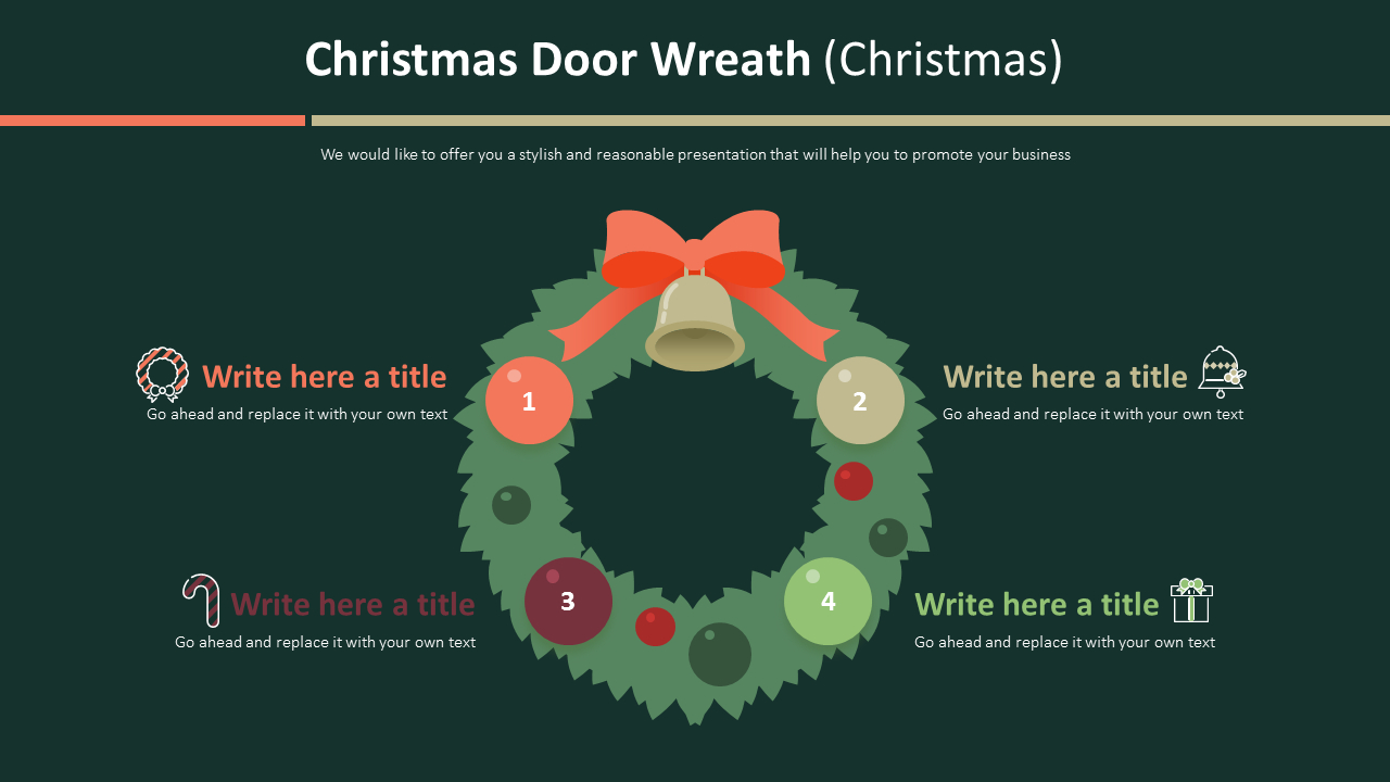 Christmas Door Wreath Diagram (Christmas)