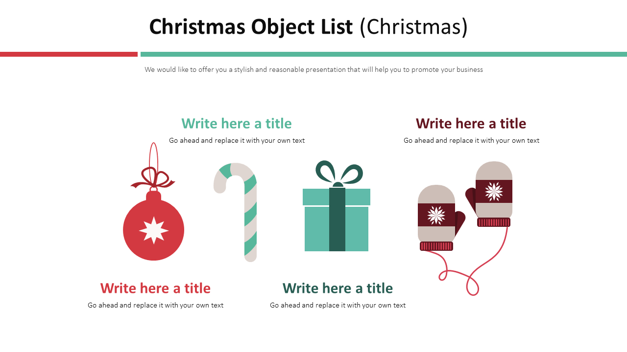 Christmas Object List Diagram (Christmas)