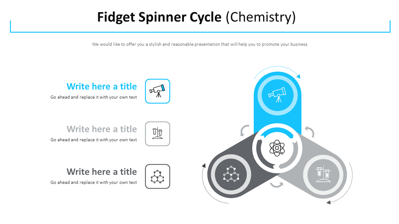 Fidget Spinner Cycle Diagram (Chemistry)
