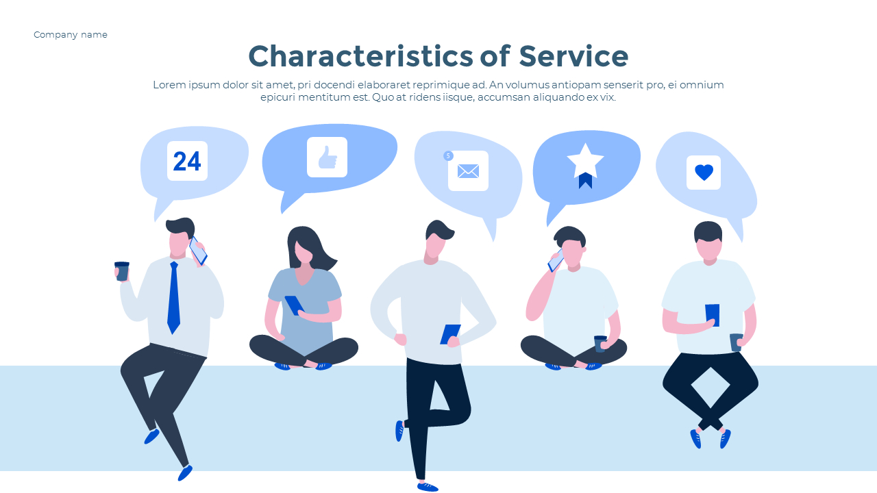 Social Network Communication Modern PPT Templates