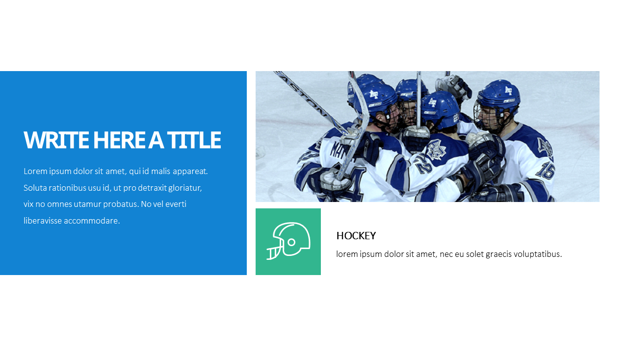Winter Sports Easy Presentation Template