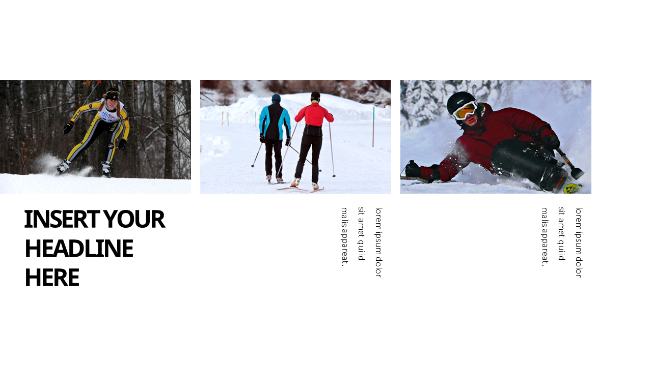 Winter Sports Easy Presentation Template