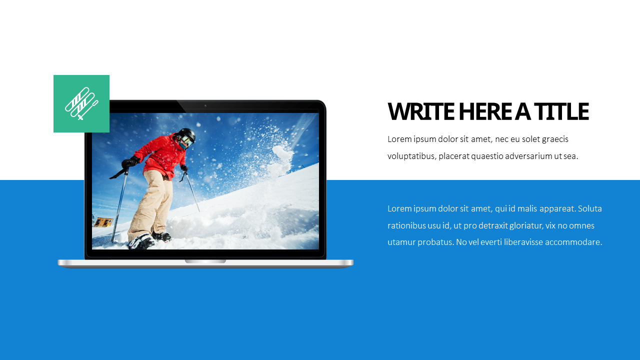 Winter Sports Easy Presentation Template
