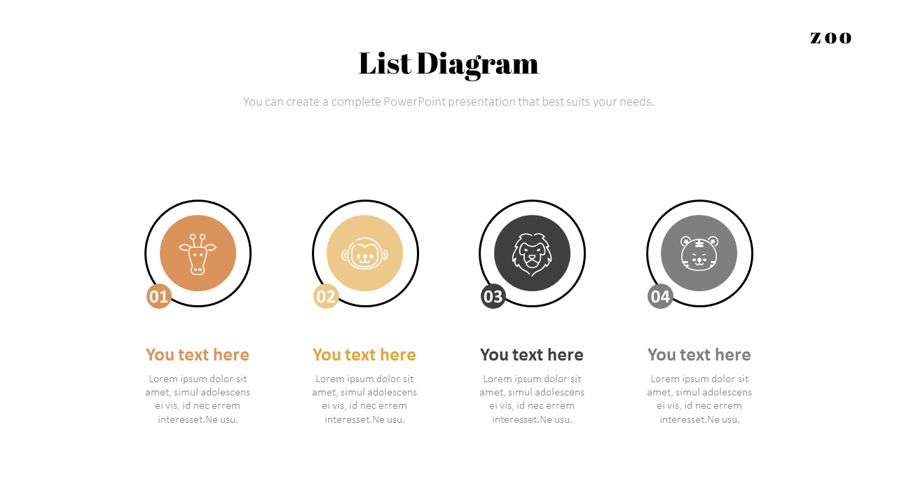 Zoo PowerPoint Templates for Presentation