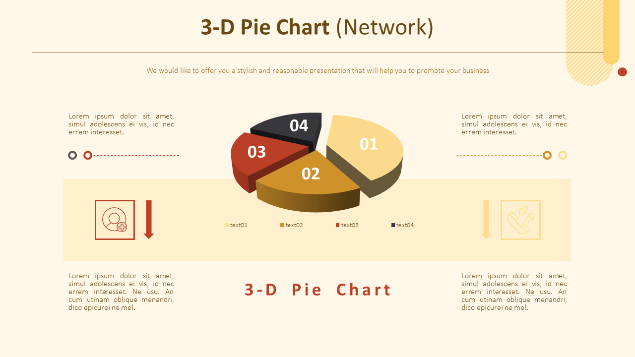 3-D Pie Chart (Network)