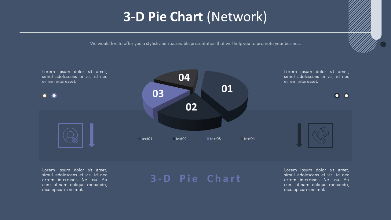 3-D Pie Chart (Network)