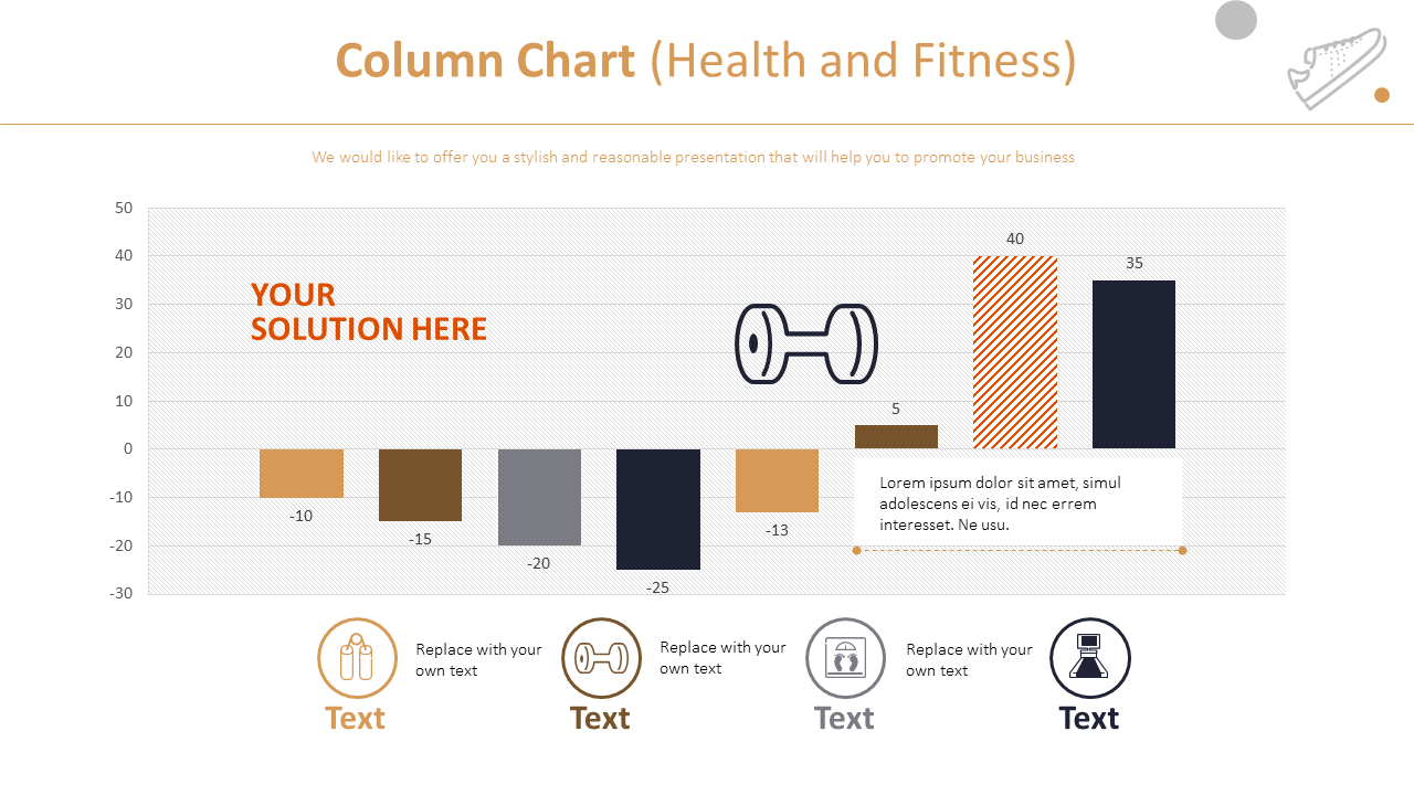 Column Chart (Health and Fitness)