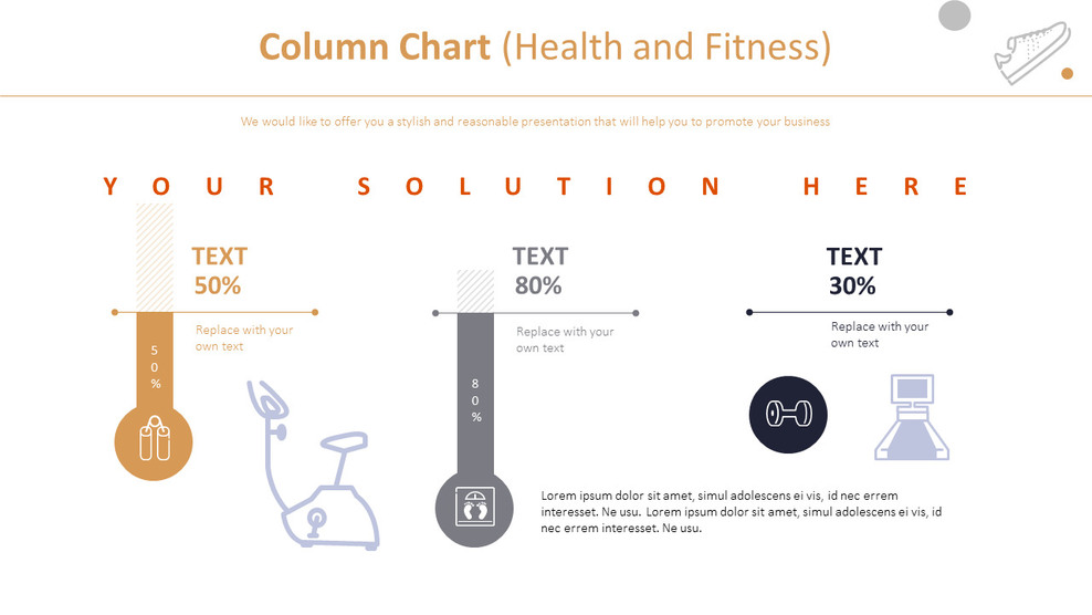 Column Chart (Health and Fitness)