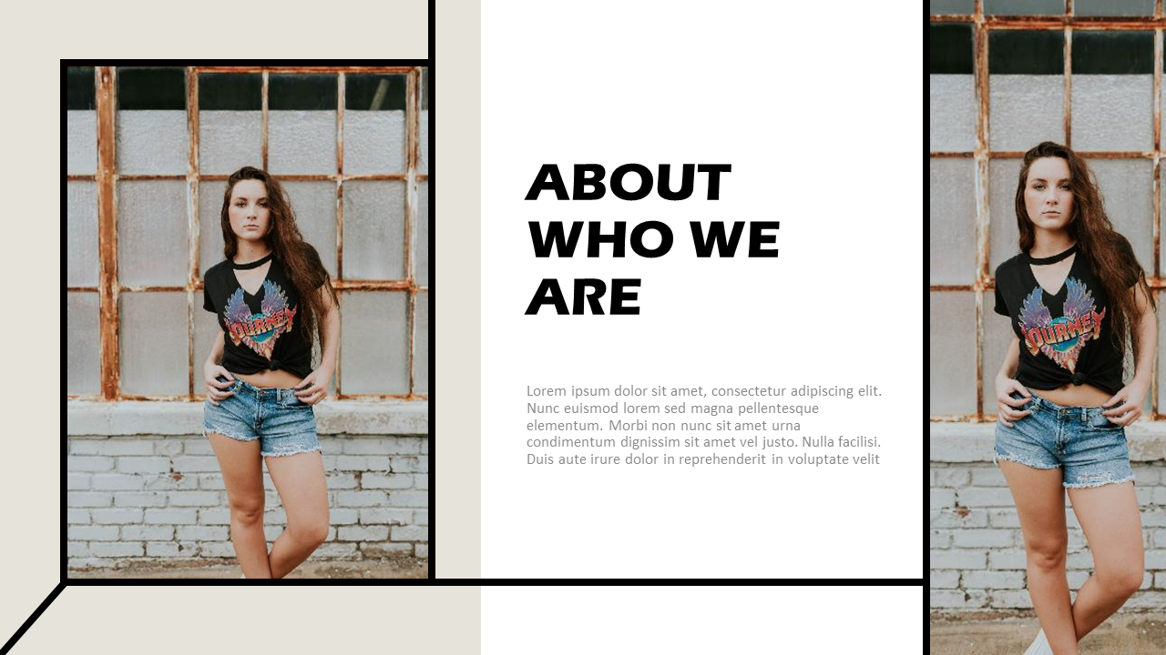 Girls Street Style Slide Presentation