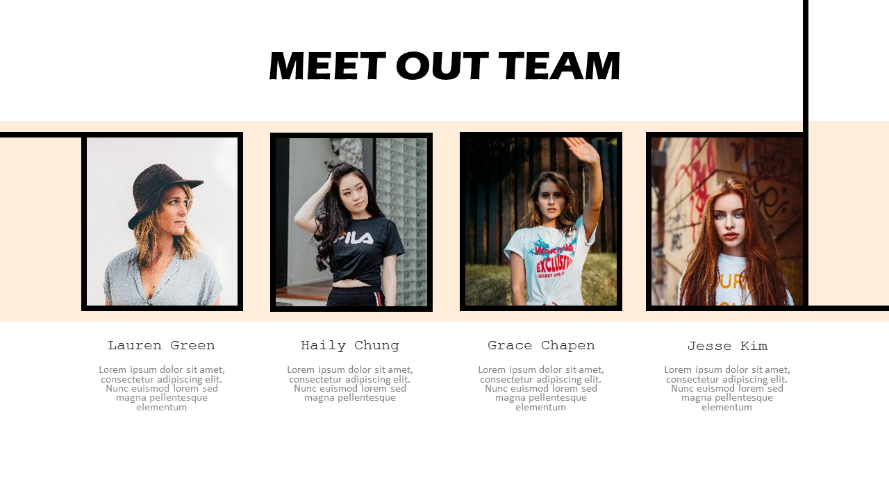Girls Street Style Slide Presentation
