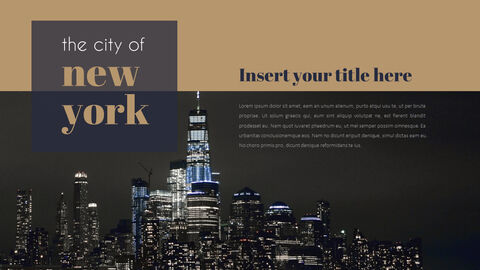 New York City PowerPoint-Vorlagen für die Präsentation