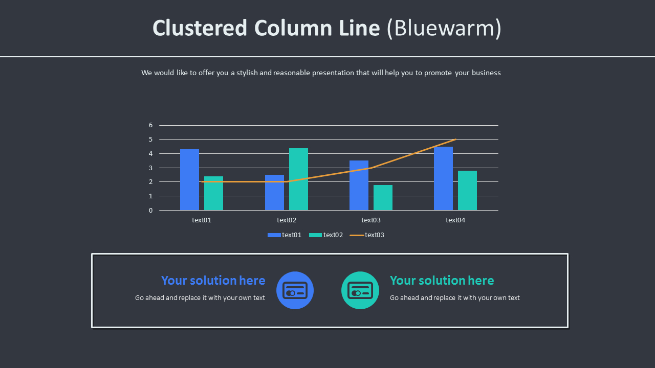 Clustered Column Line (Bluewarm)|Chart