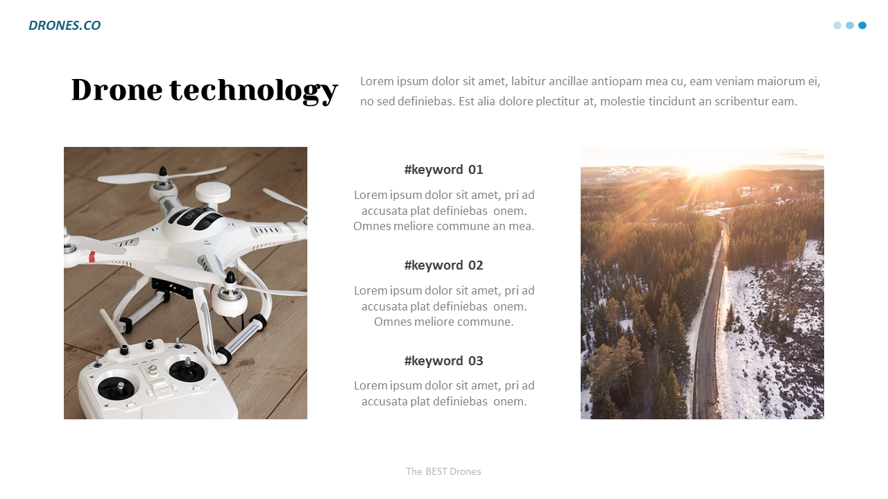 Drone Aerial View PowerPoint Presentations