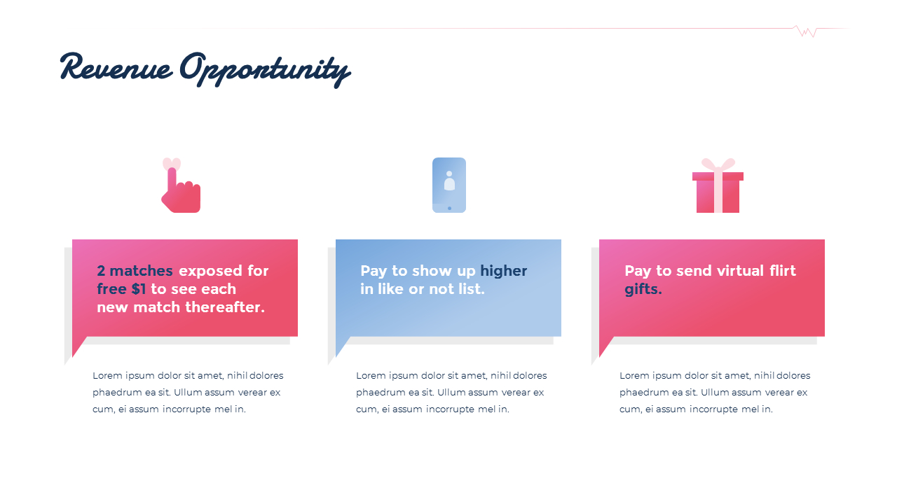 Love Match Application Theme PPT Templates
