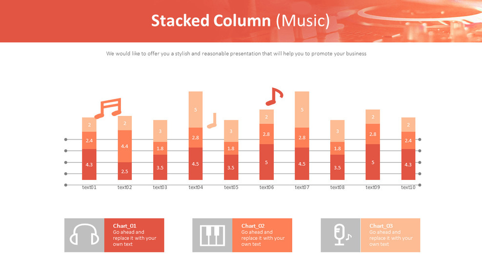 Stacked Column (Music)|Chart