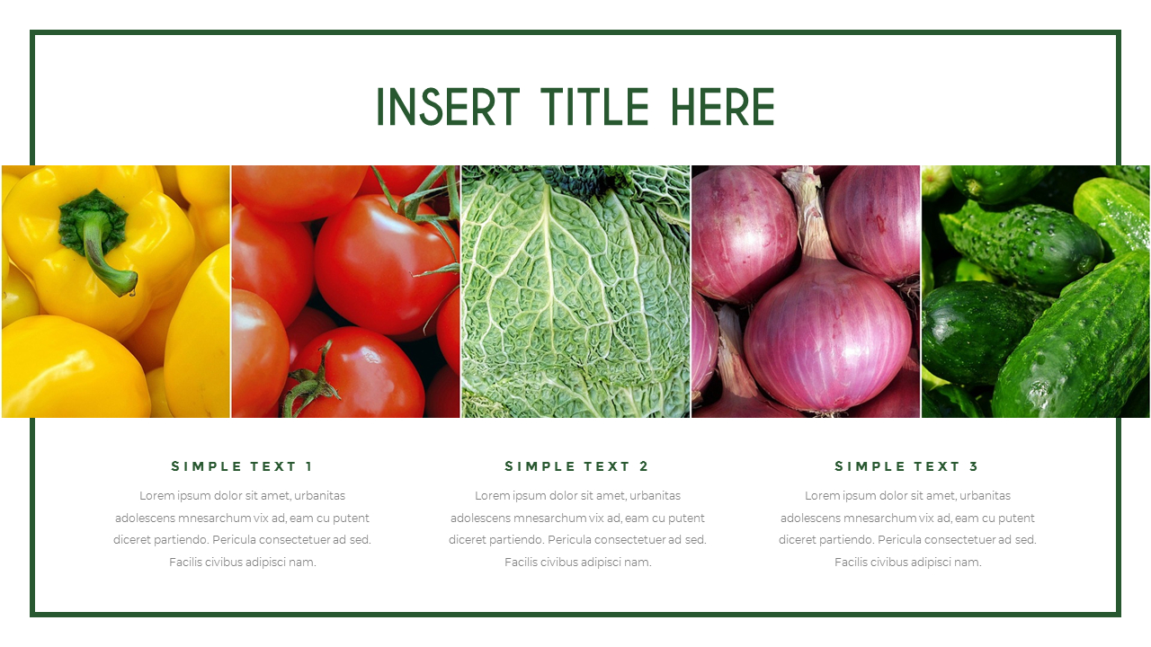 Vegetables Powerpoint Presentation