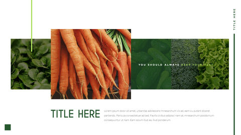 Vegetales Presentación de Powerpoint