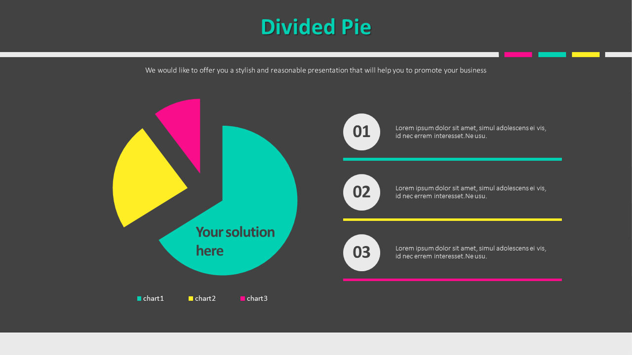 Divided Pie|Chart