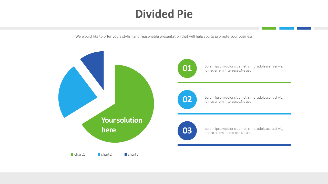 Divided Pie|Chart