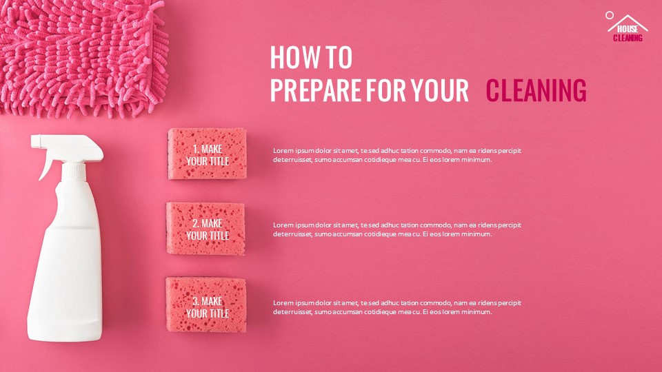 House Cleaning Easy Google Slides Template